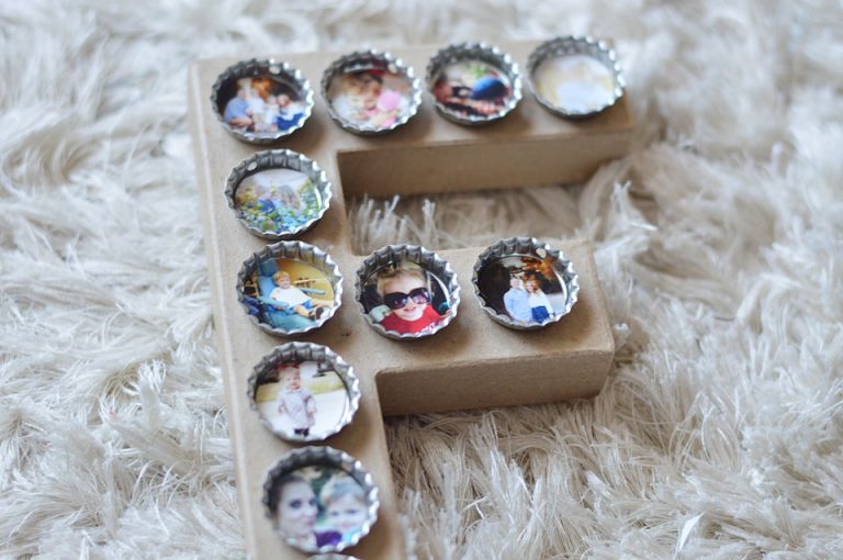 DIY Photo Bottle Cap Letters - The Samantha Show- A Cleveland Life ...