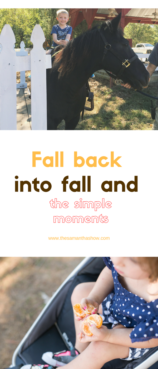 Fall back into fall and the simple moments - The Samantha Show- A ...