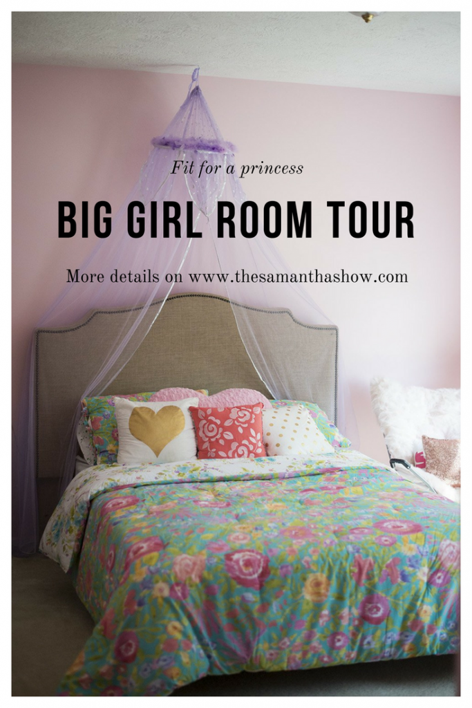 Fit for a princess: Miss P's big girl room tour - The Samantha Show- A ...